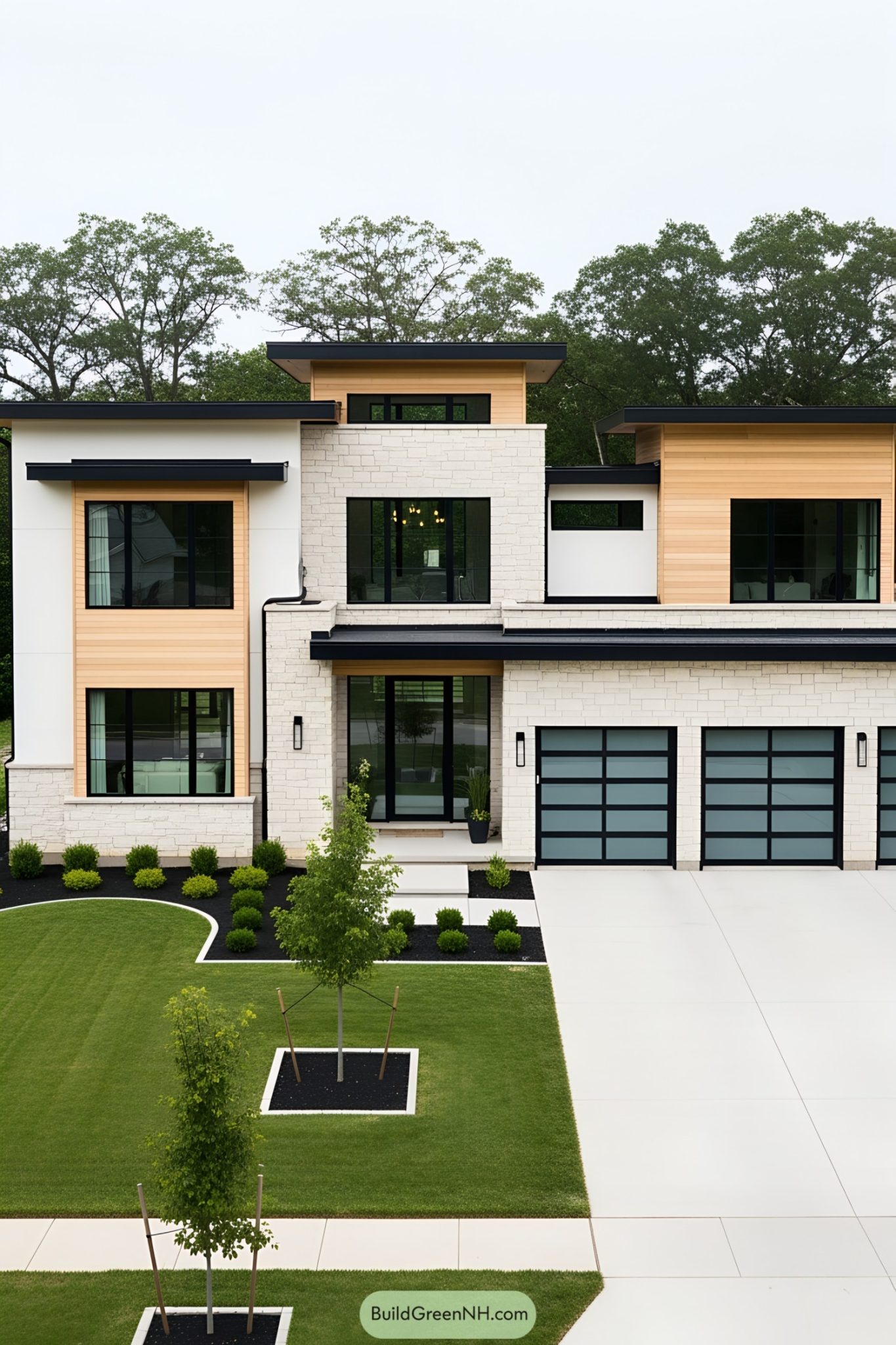 24 Modern Houses With Black Windows That Wow