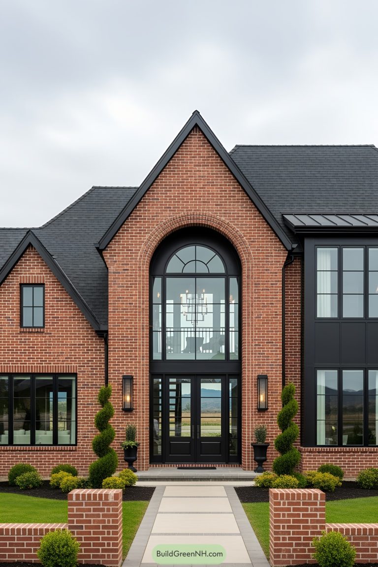 24 Modern Houses With Black Windows That Wow