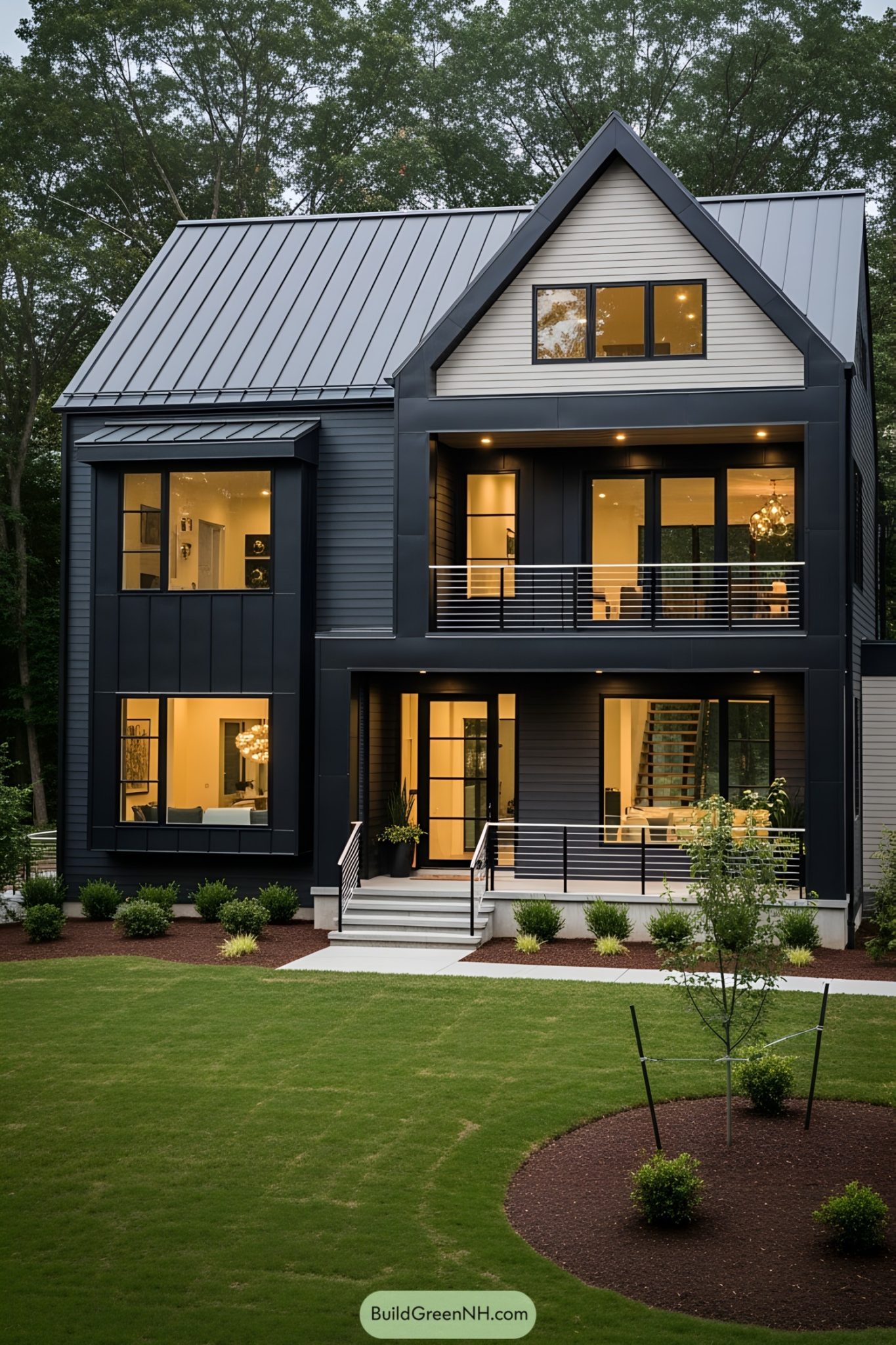 24 Modern Houses With Black Windows That Wow