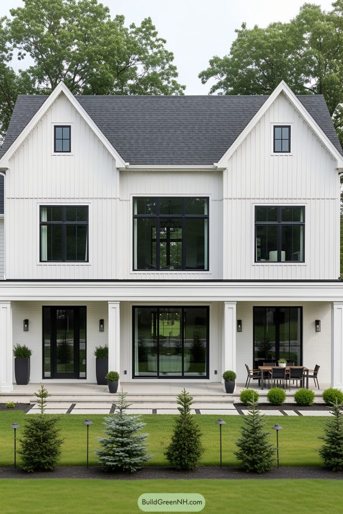 24 Modern Houses With Black Windows That Wow