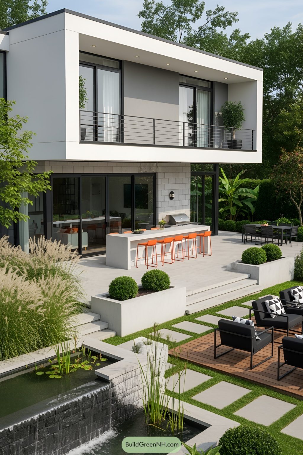 25 Modern Houses with Patios and Gardens That Wow