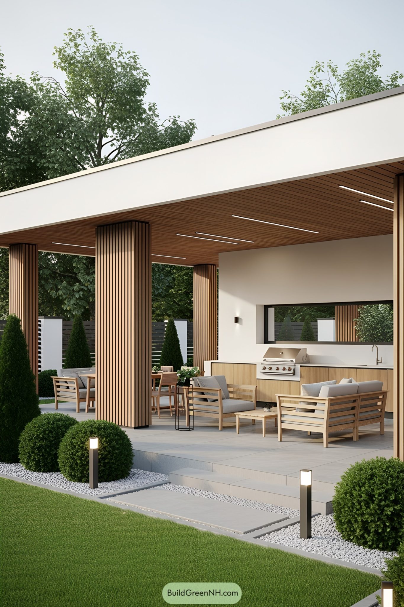 25 Modern Houses with Patios and Gardens That Wow
