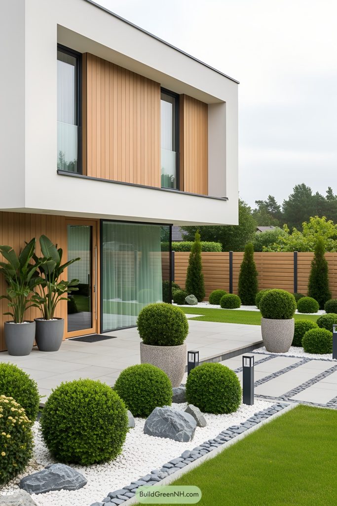 25 Modern Houses with Patios and Gardens That Wow