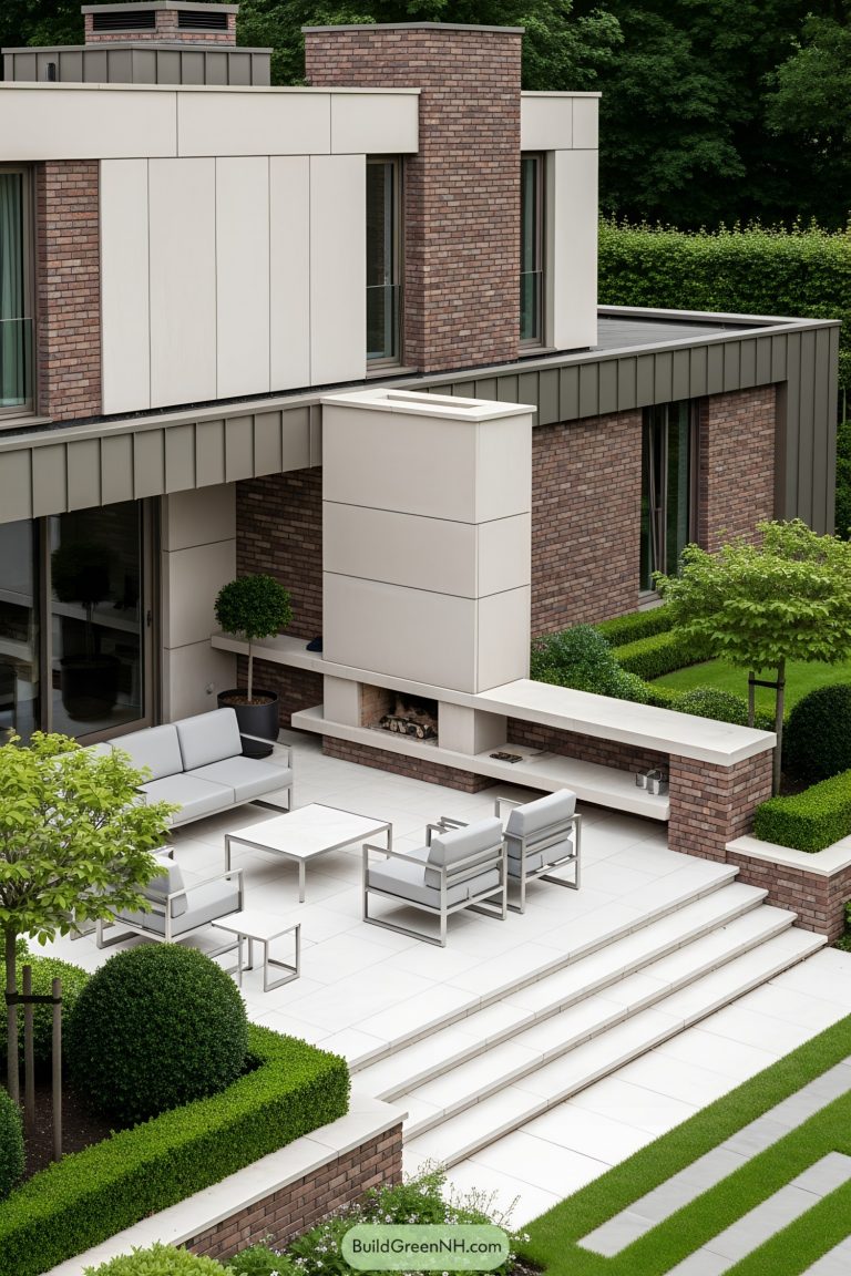 25 Modern Houses with Patios and Gardens That Wow