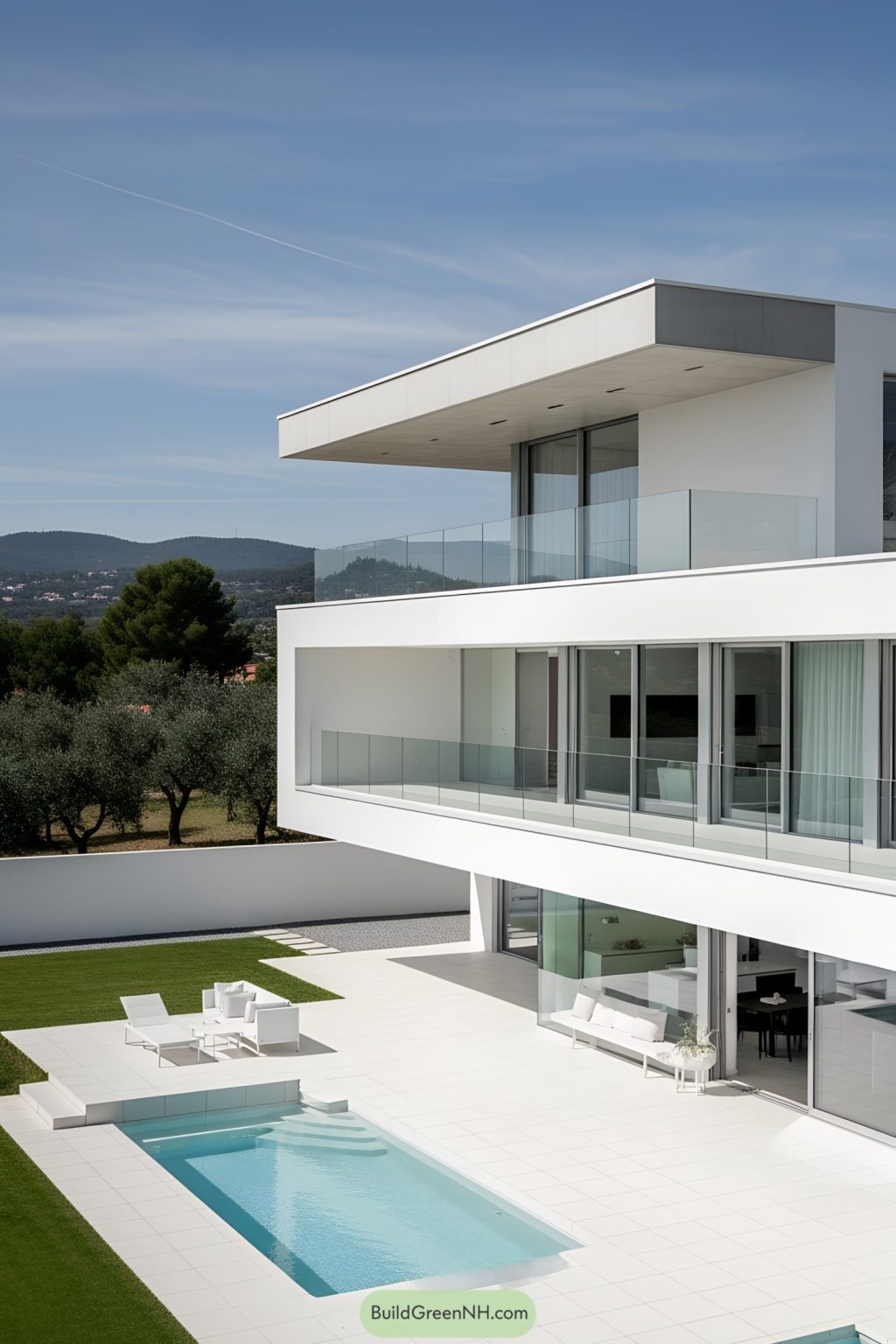 25 Modern Houses With White Terraces That Shine Like Clouds