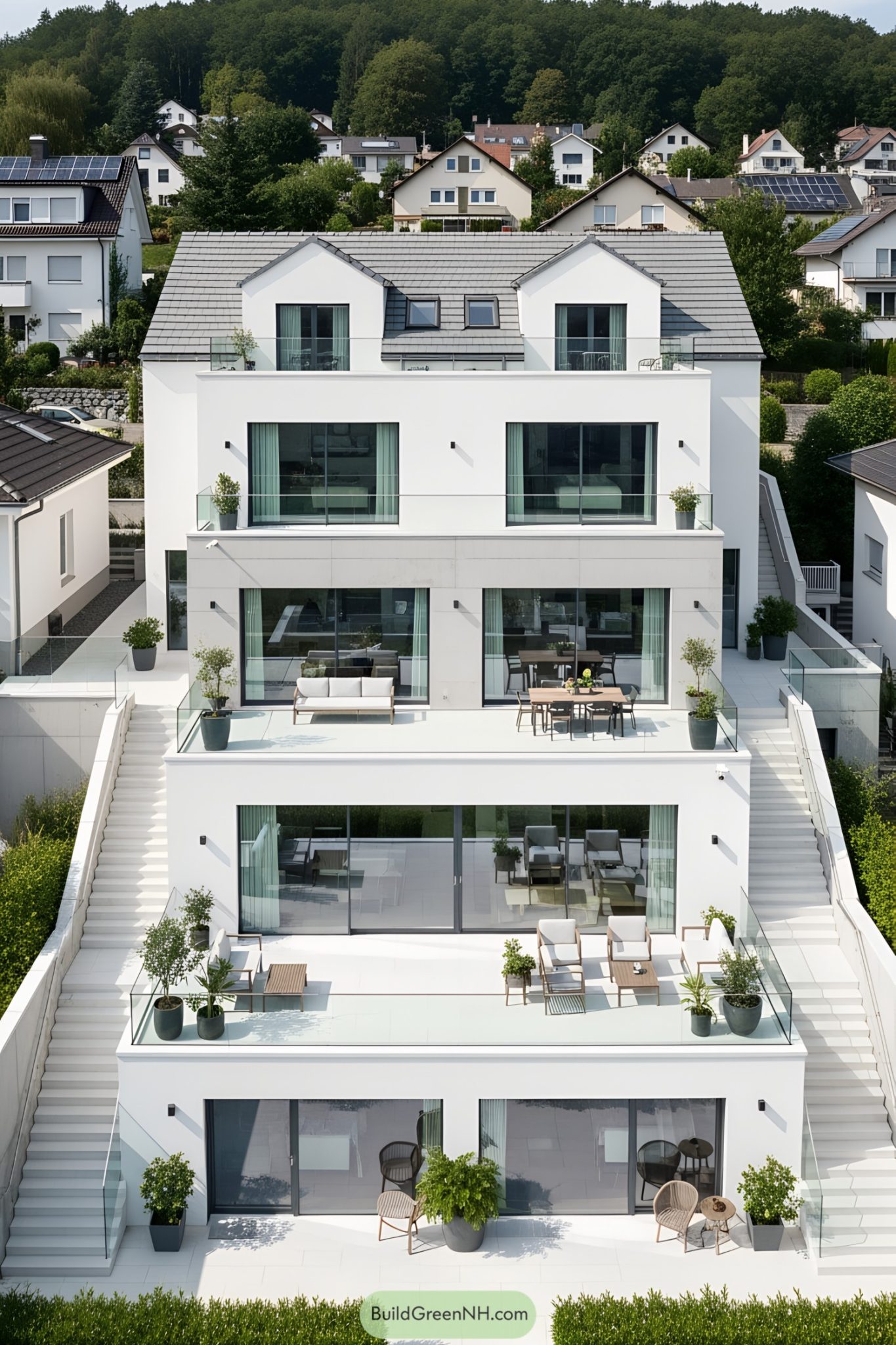 25 Modern Houses With White Terraces That Shine Like Clouds