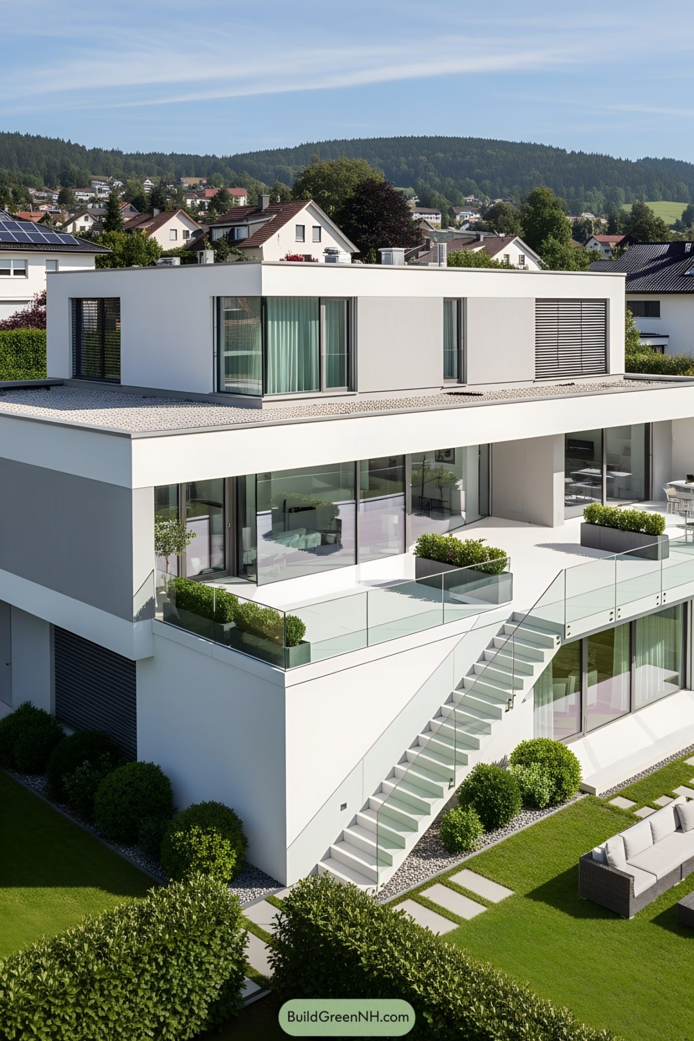 25 Modern Houses With White Terraces That Shine Like Clouds