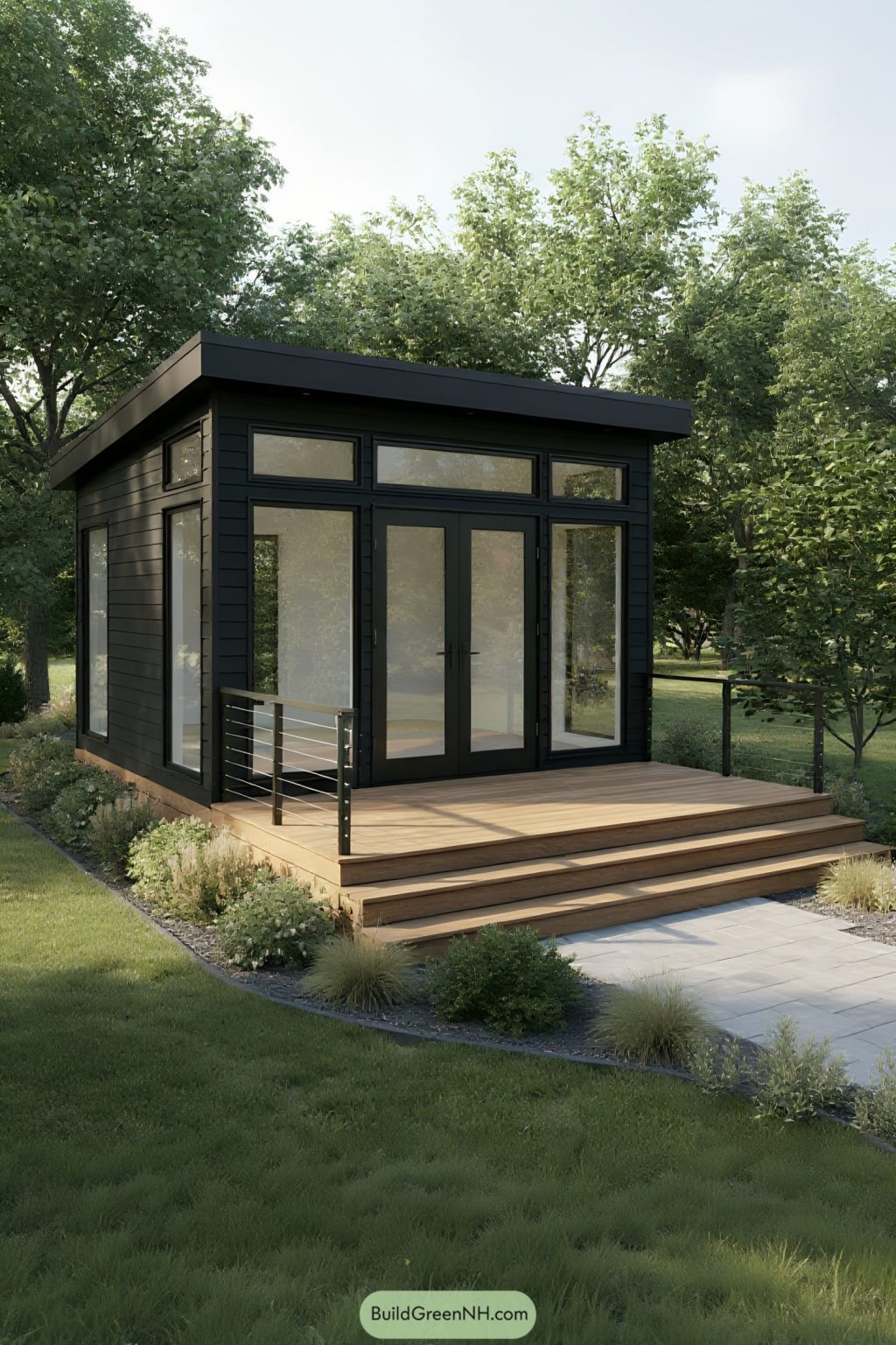 22 Modern Tiny Houses With Decks And Flower Gardens That Make Big ...