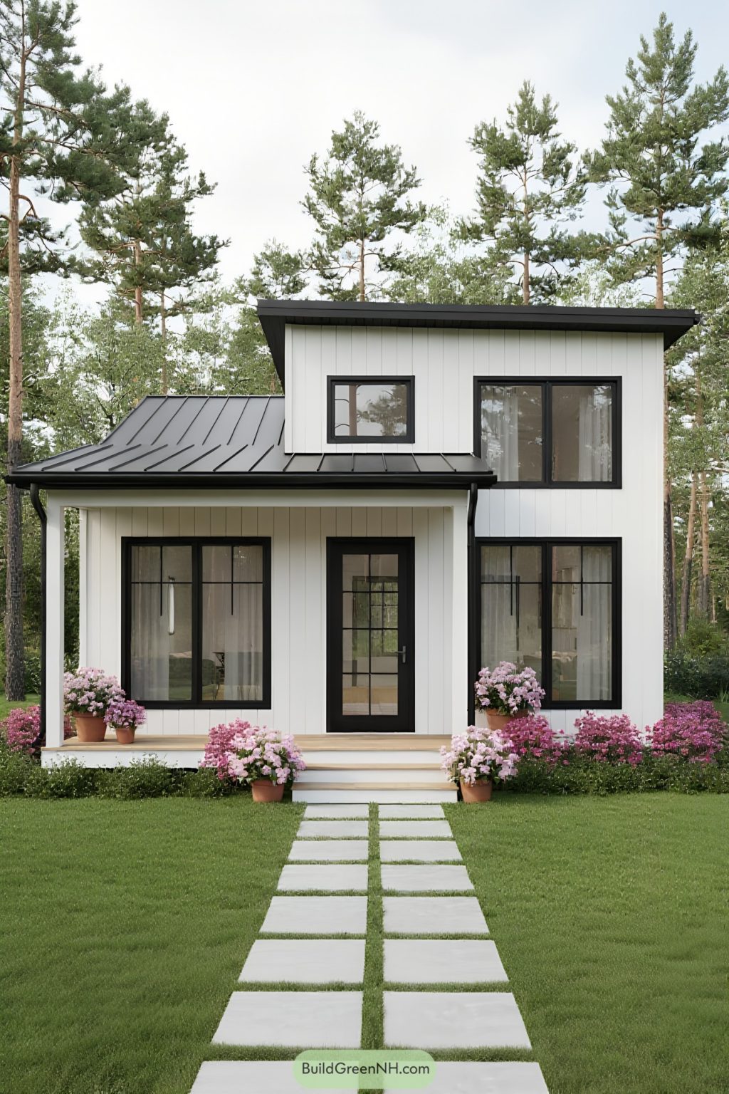 22 Modern Tiny Houses With Decks And Flower Gardens That Make Big ...