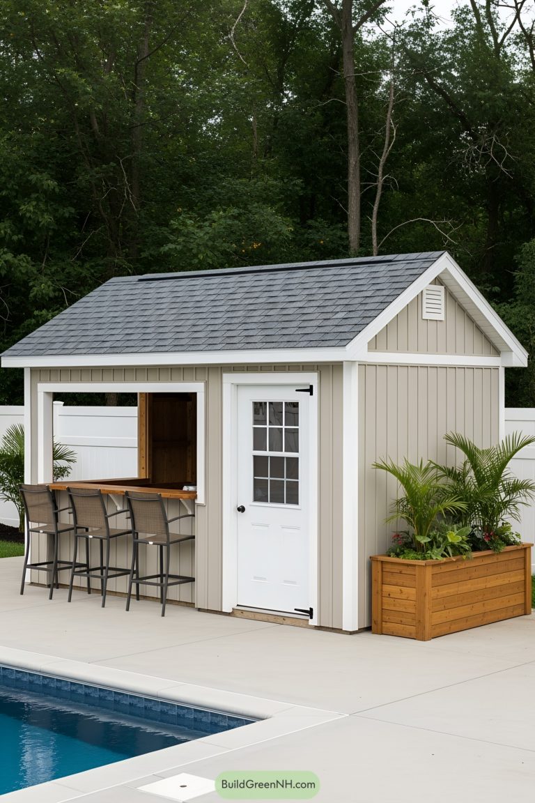 23 Pool House Sheds That Make Hosting a Breeze