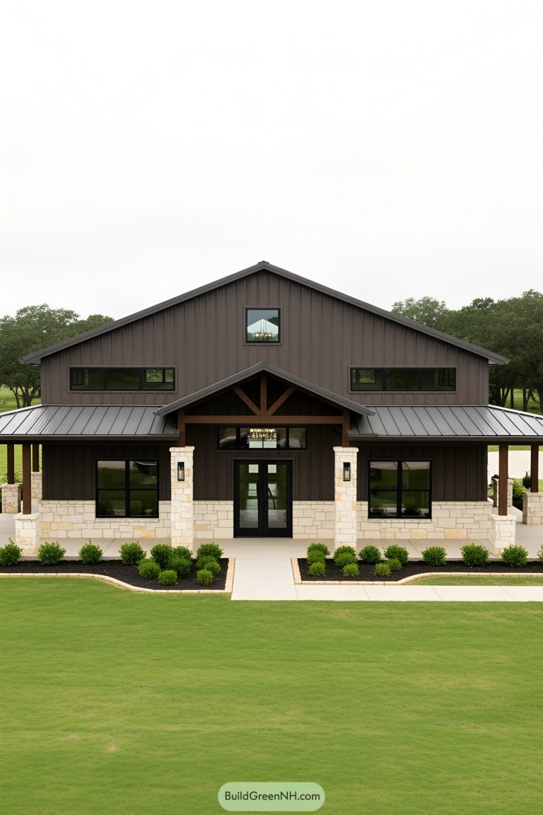 24 Modern Ranch Barndominiums That Max Out Style