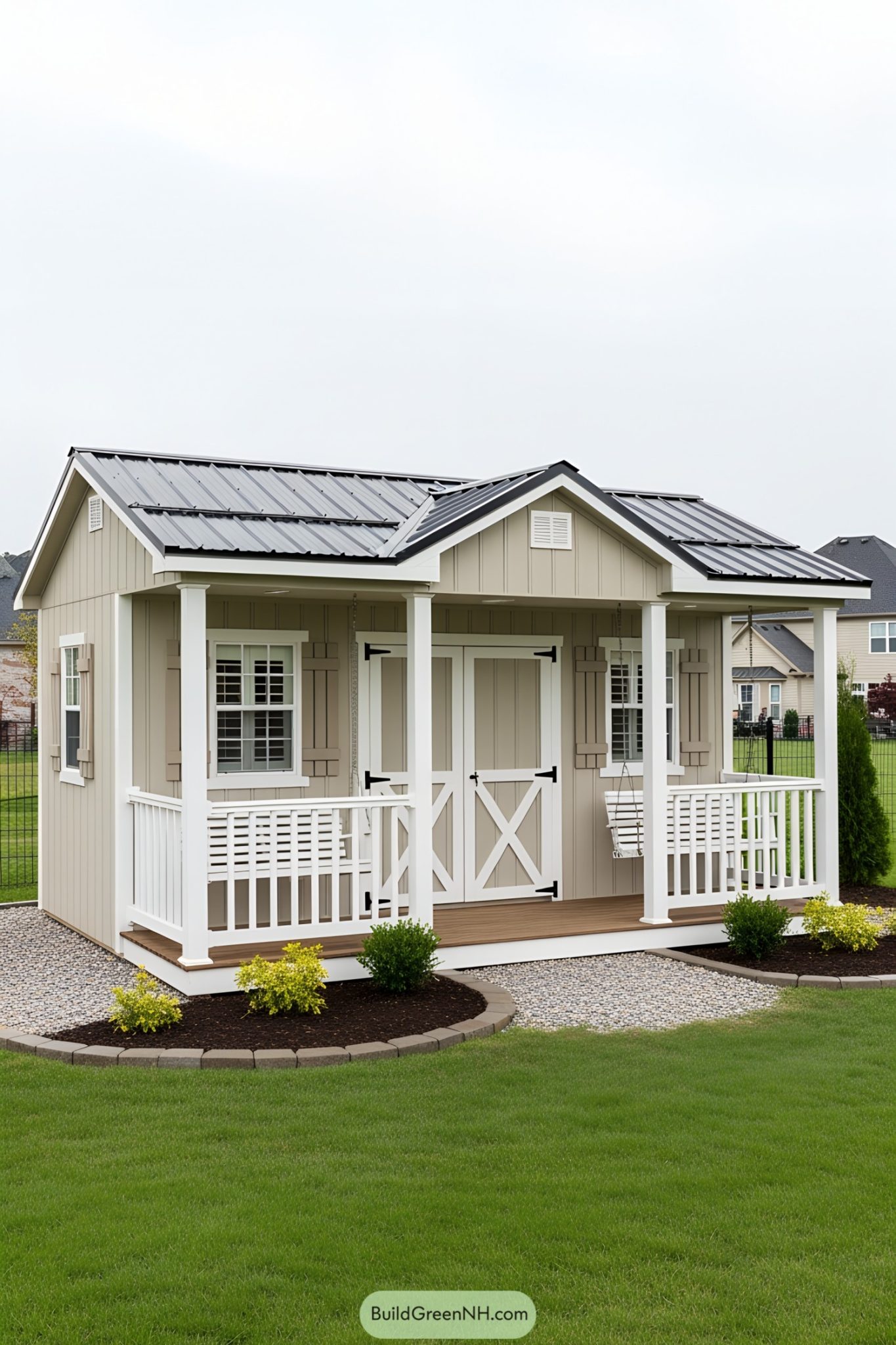 21 Sheds With Porches to Make Your Neighbors Jealous