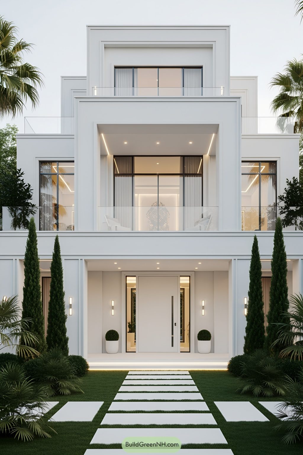 24 White Villa Designs That Will Make You Go Wow