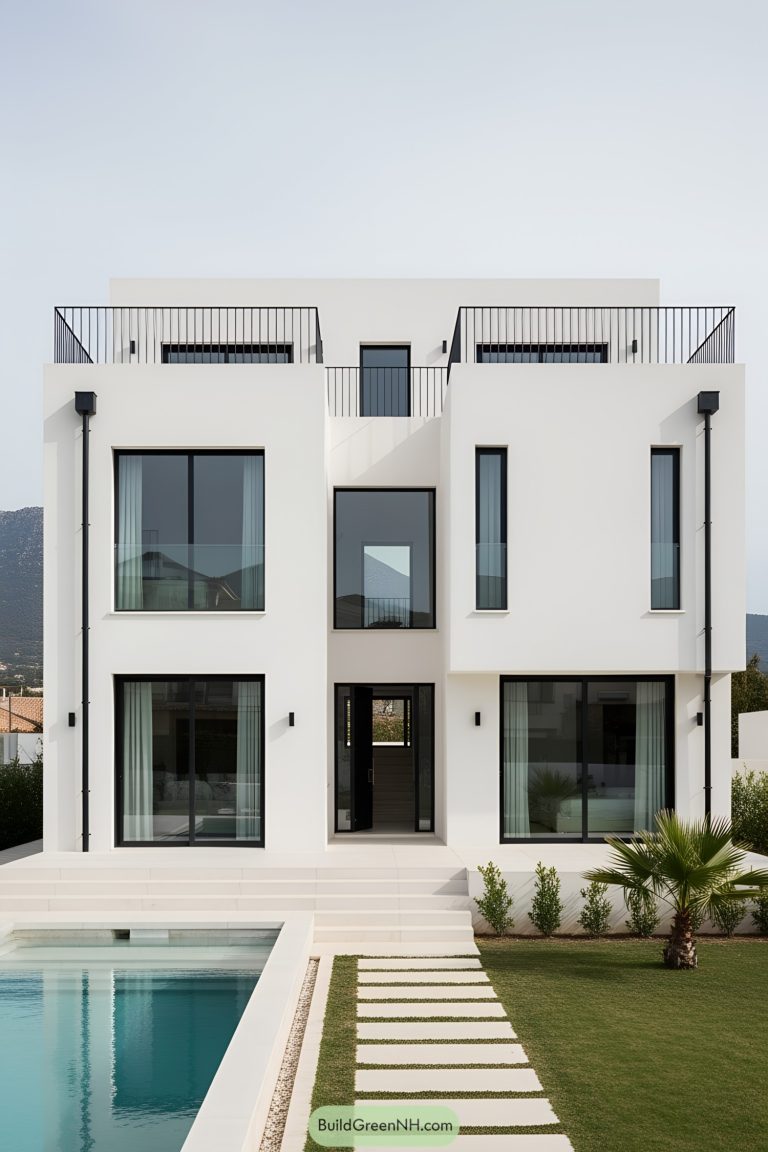 24 White Villa Designs That Will Make You Go Wow
