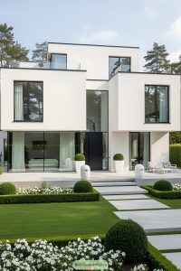 24 White Villa Designs That Will Make You Go Wow