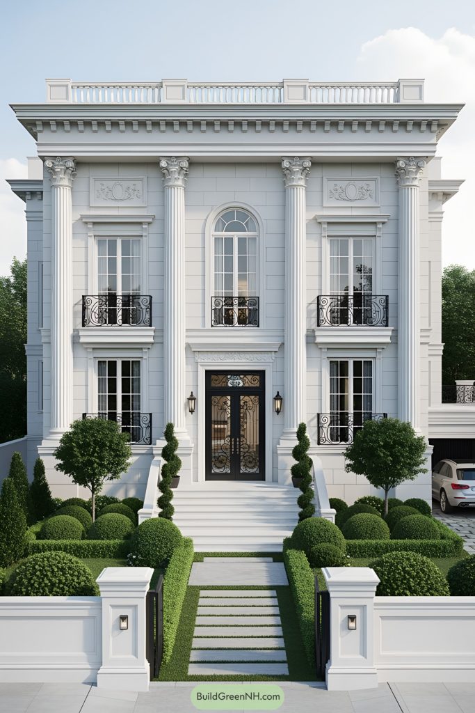 24 White Villa Designs That Will Make You Go Wow