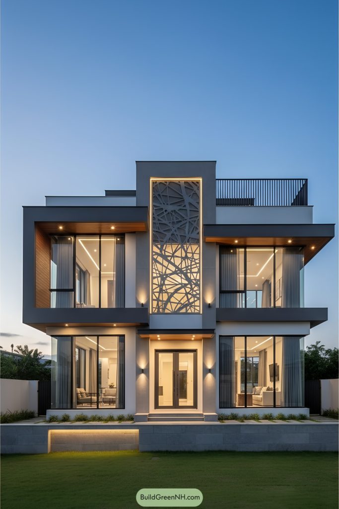 15 Modern Two Story House Elevation Designs