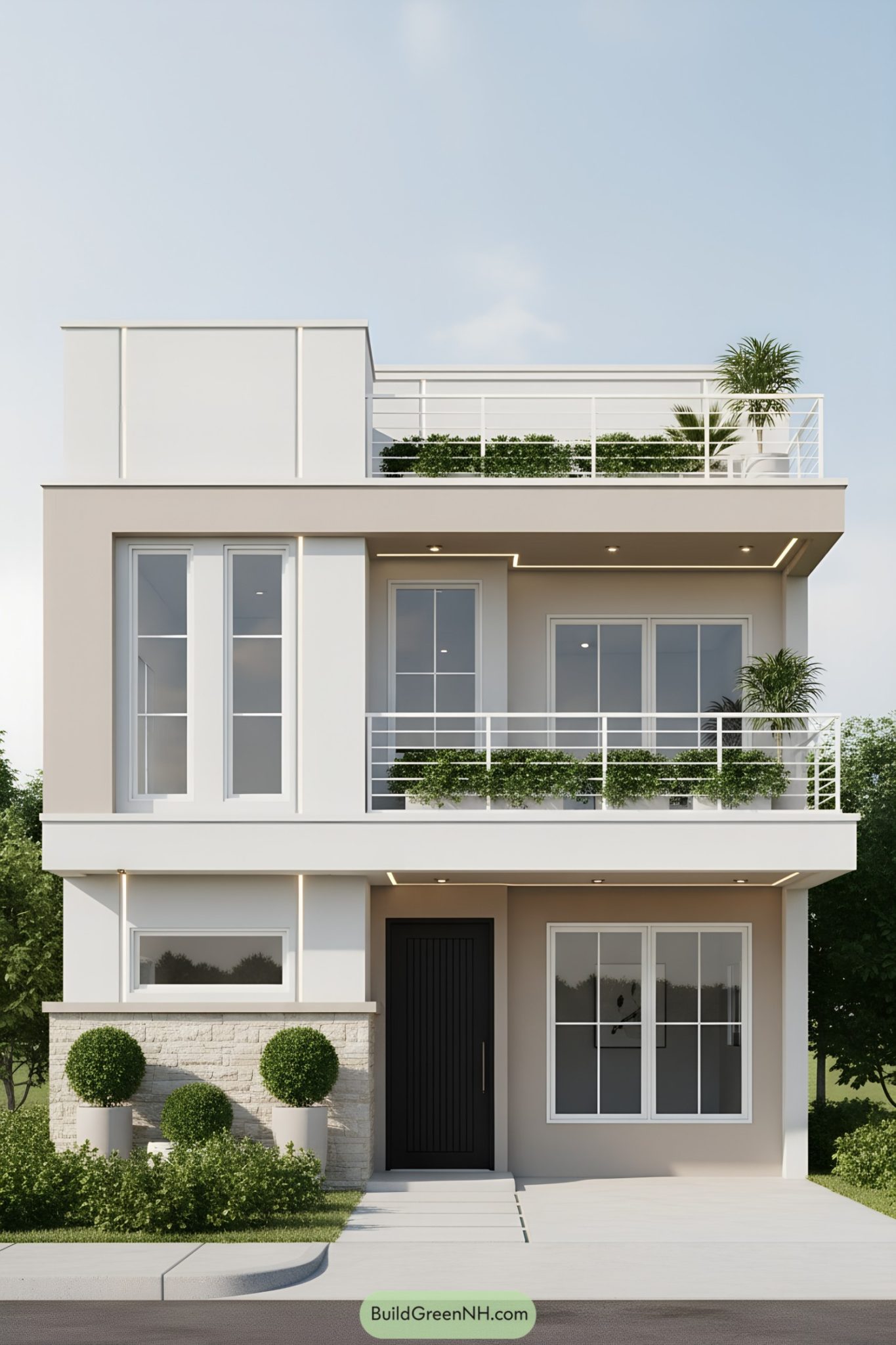 21 Modern Three Story House Elevation Designs