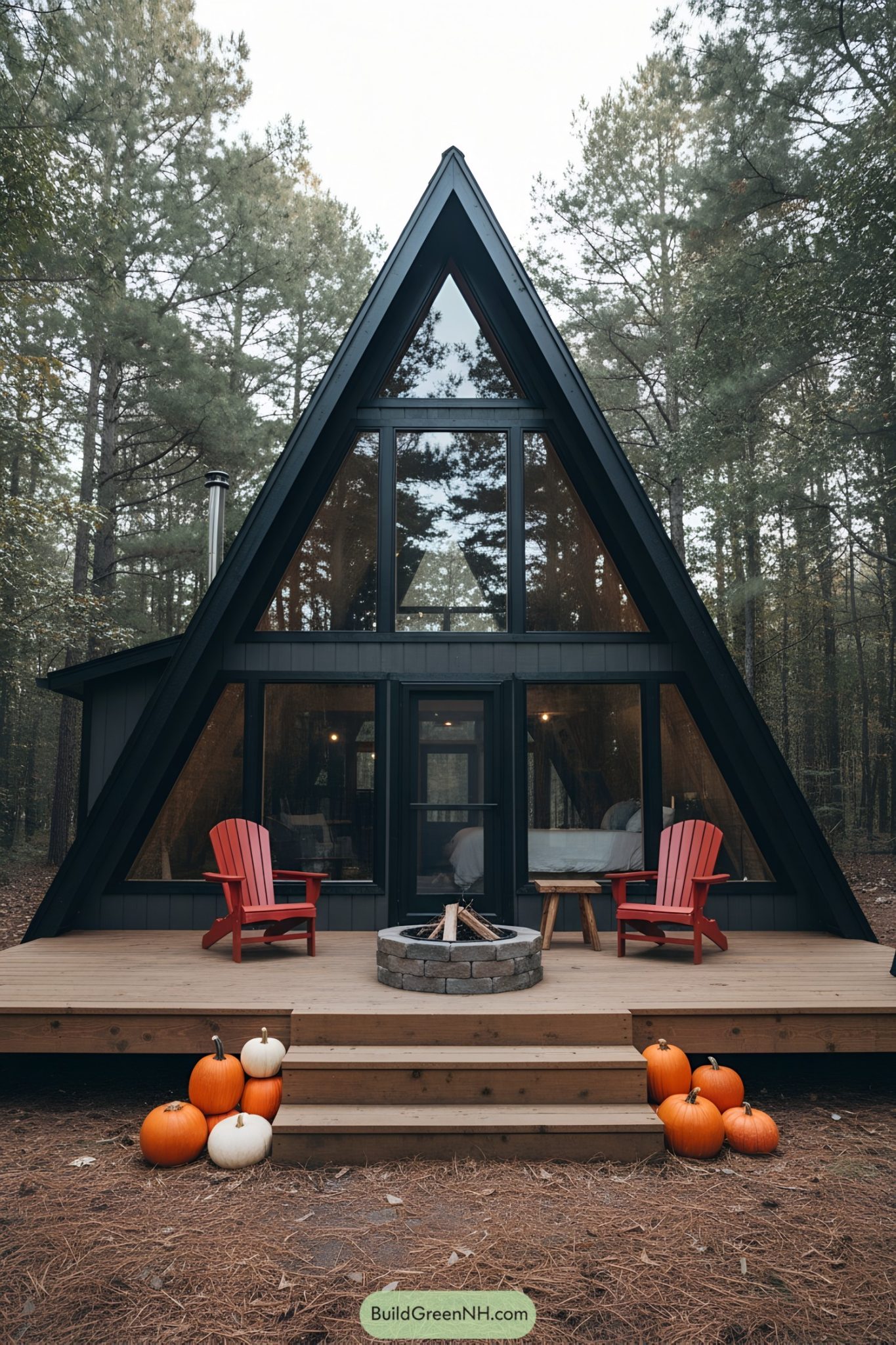 16 Cozy A-Frame Cabins with Raised Decks