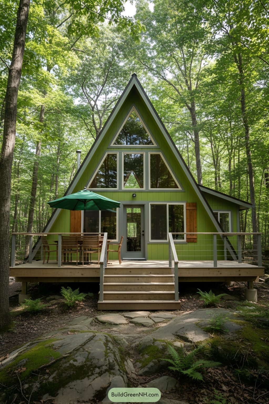 16 Cozy A-Frame Cabins with Raised Decks