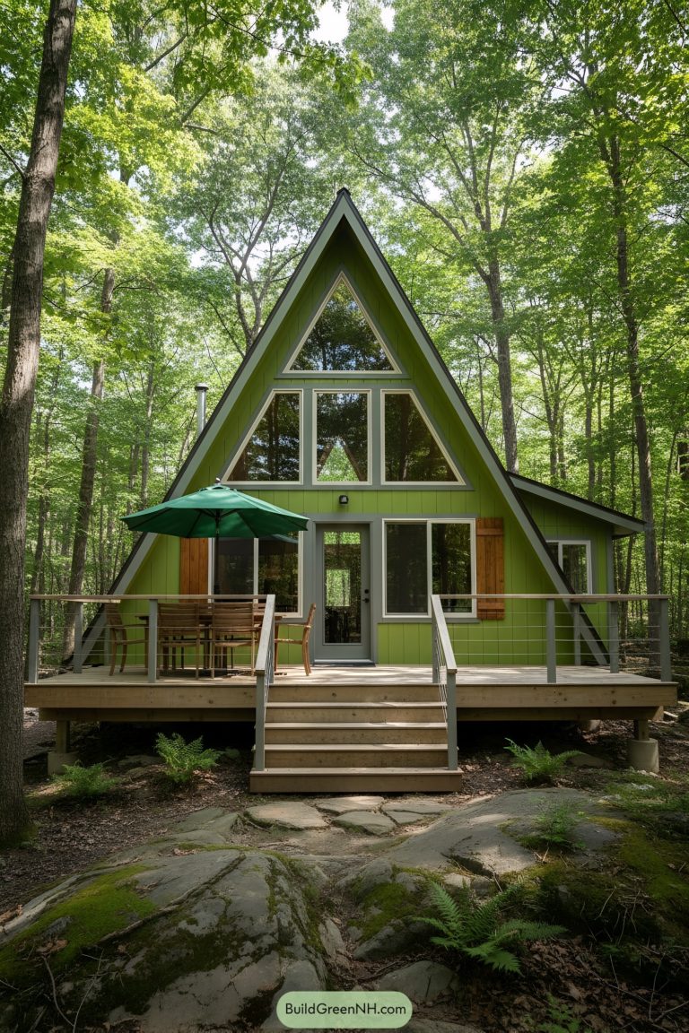 16 Cozy A-Frame Cabins with Raised Decks