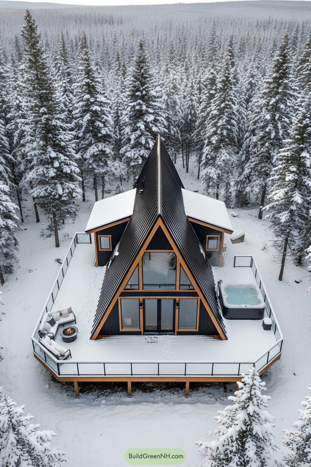25 A-Frame Cabins With Large Decks Where Adventure Awaits