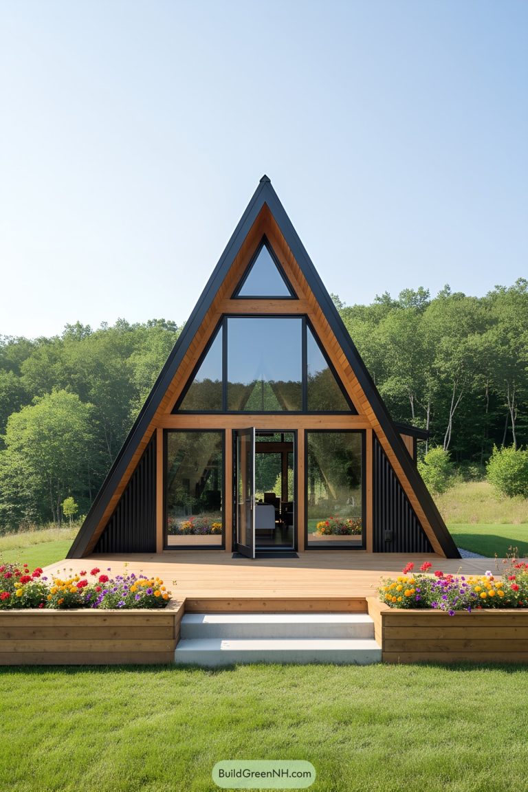 25 A-Frame Cabins With Large Decks Where Adventure Awaits
