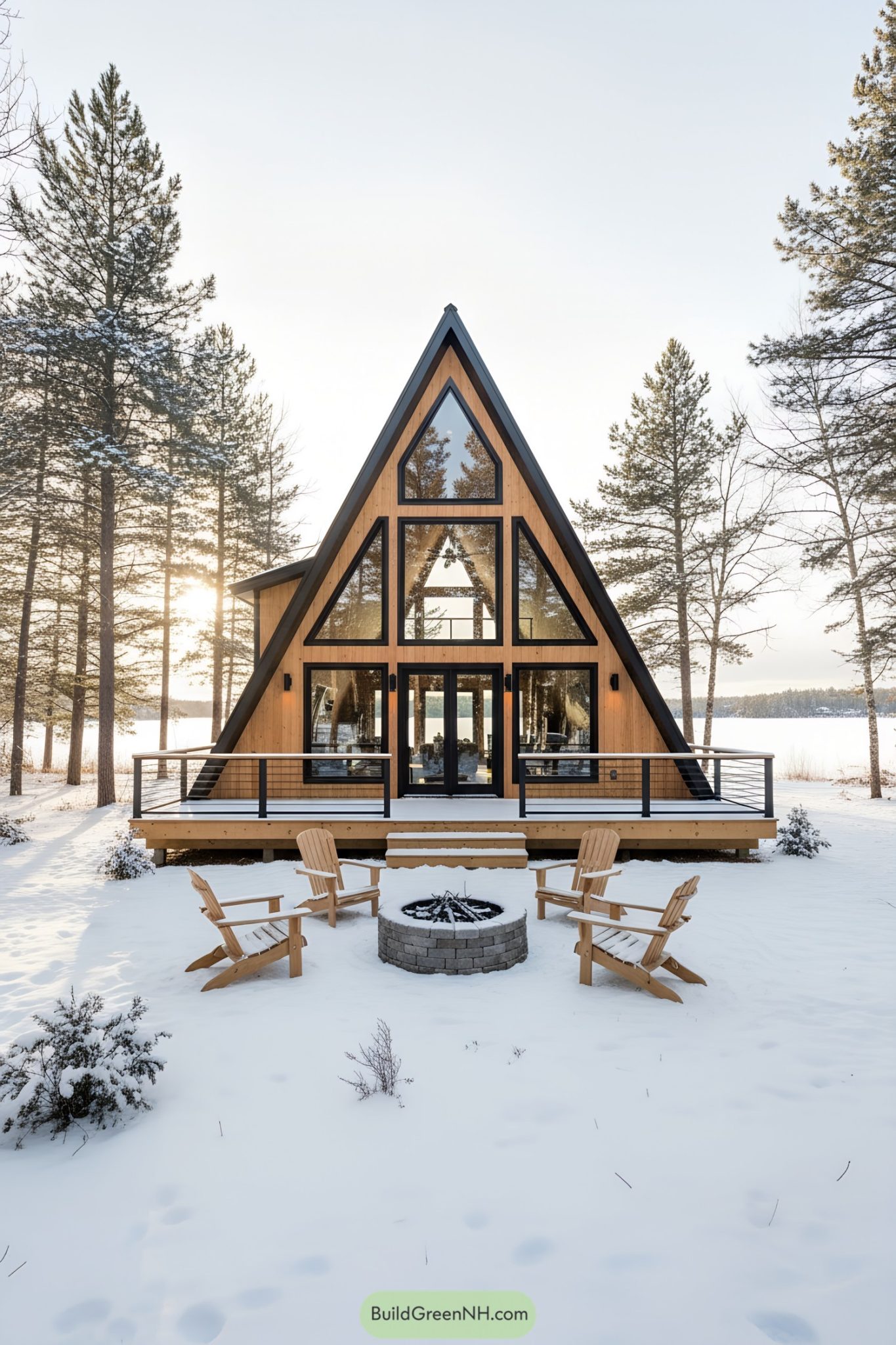 25 A-Frame Cabins With Large Decks Where Adventure Awaits