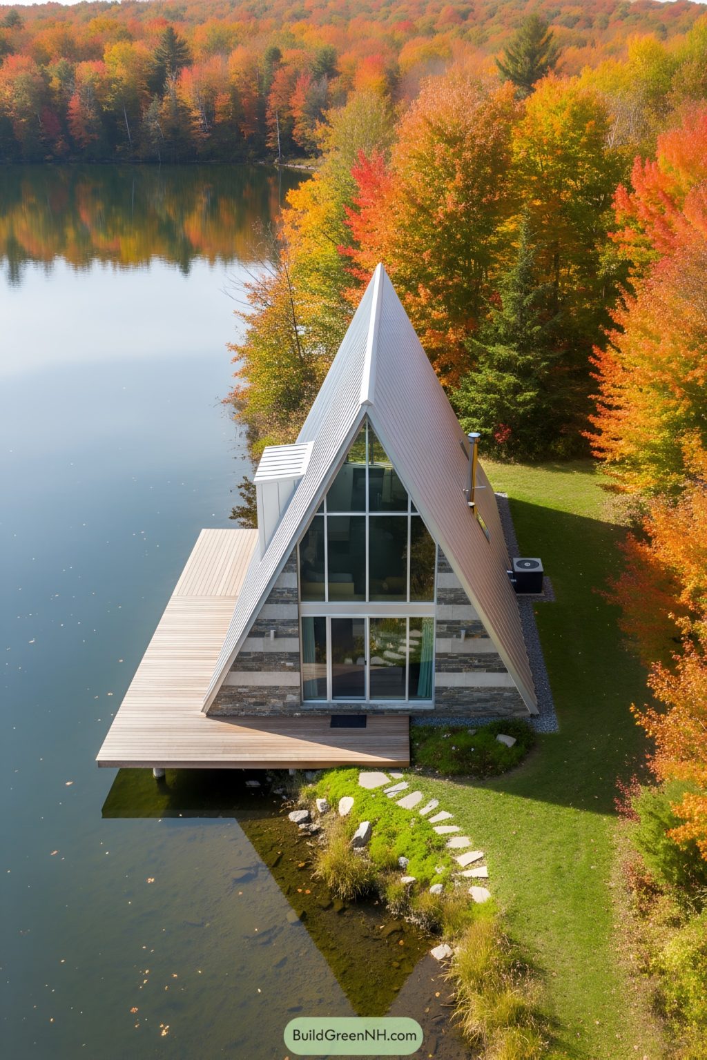 25 A-frame House Facades That Rock Stone and Glass Elegance
