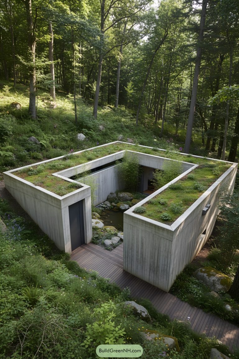 25 Modern Houses Built Onto Hill Slopes for Hideaway Courtyards