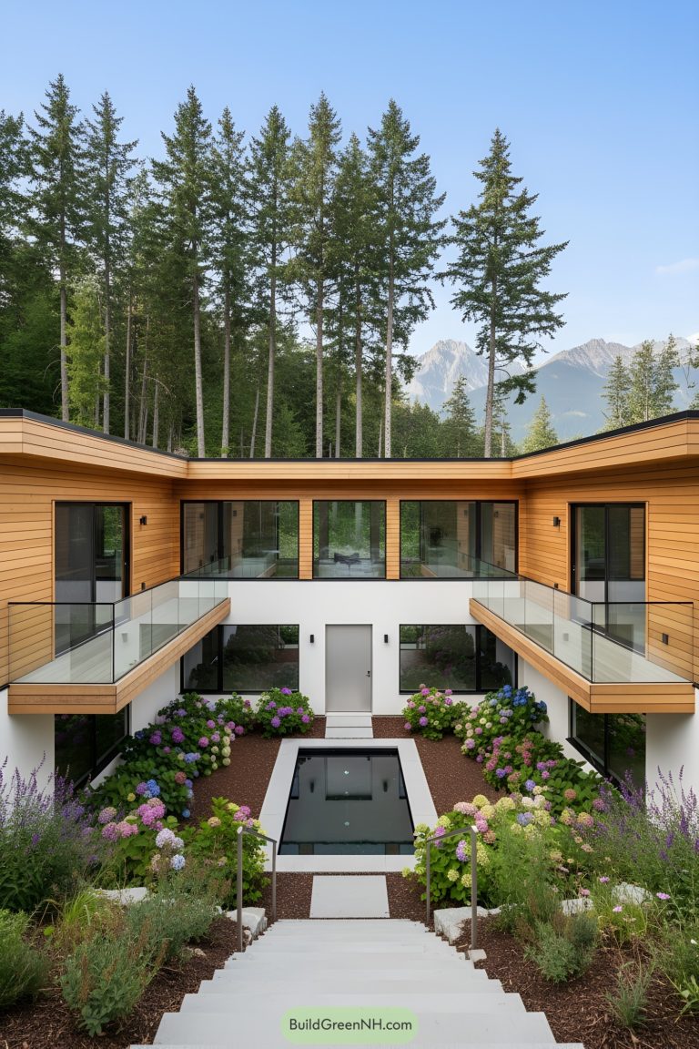 25 Modern Houses Built Onto Hill Slopes for Hideaway Courtyards