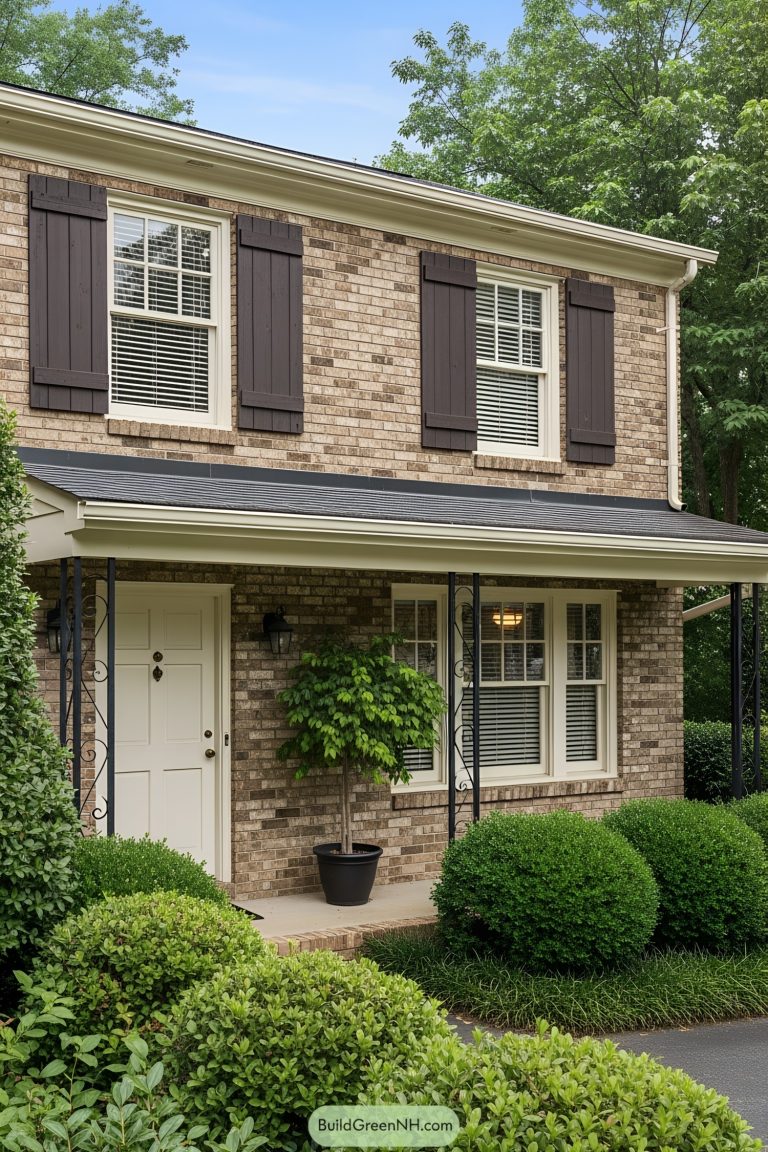 18 Brick Houses With Shutters That Steal the Show