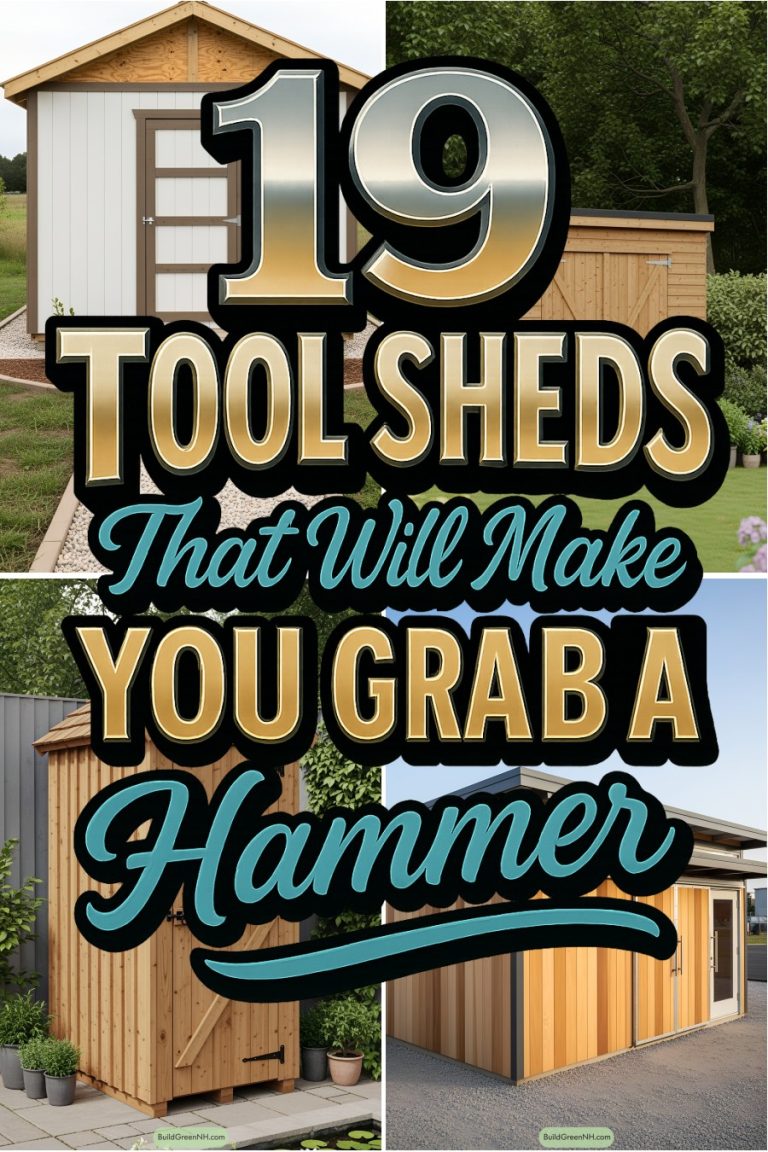 19 Tool Sheds That Will Make You Want To Grab A Hammer
