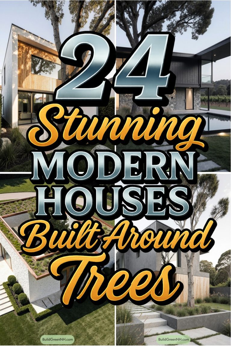 24 Stunning Modern Houses Built Around Trees