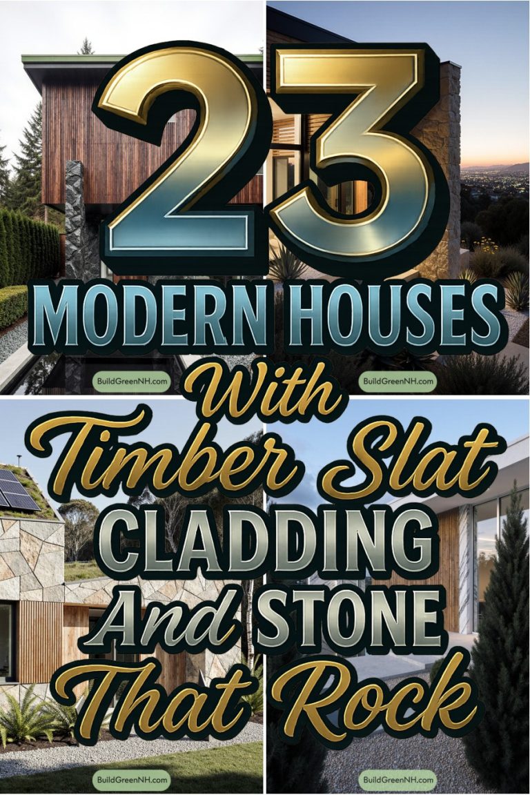 23 Modern Houses With Timber Slat Cladding And Stone That Rock