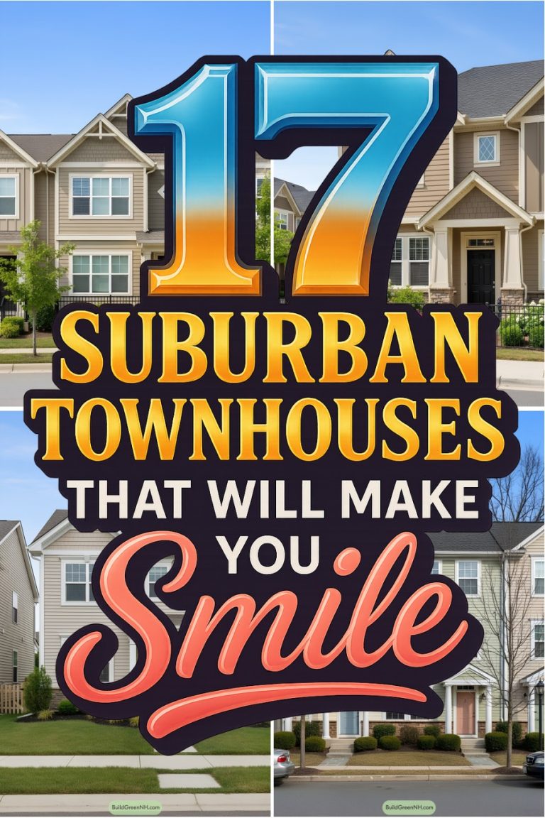 17 Suburban Townhouses That Will Make You Smile