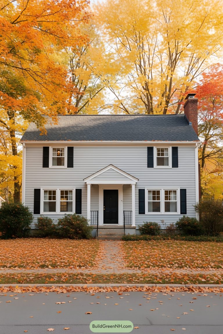 24 Fall Suburban Houses That Shine in Foliage Colors