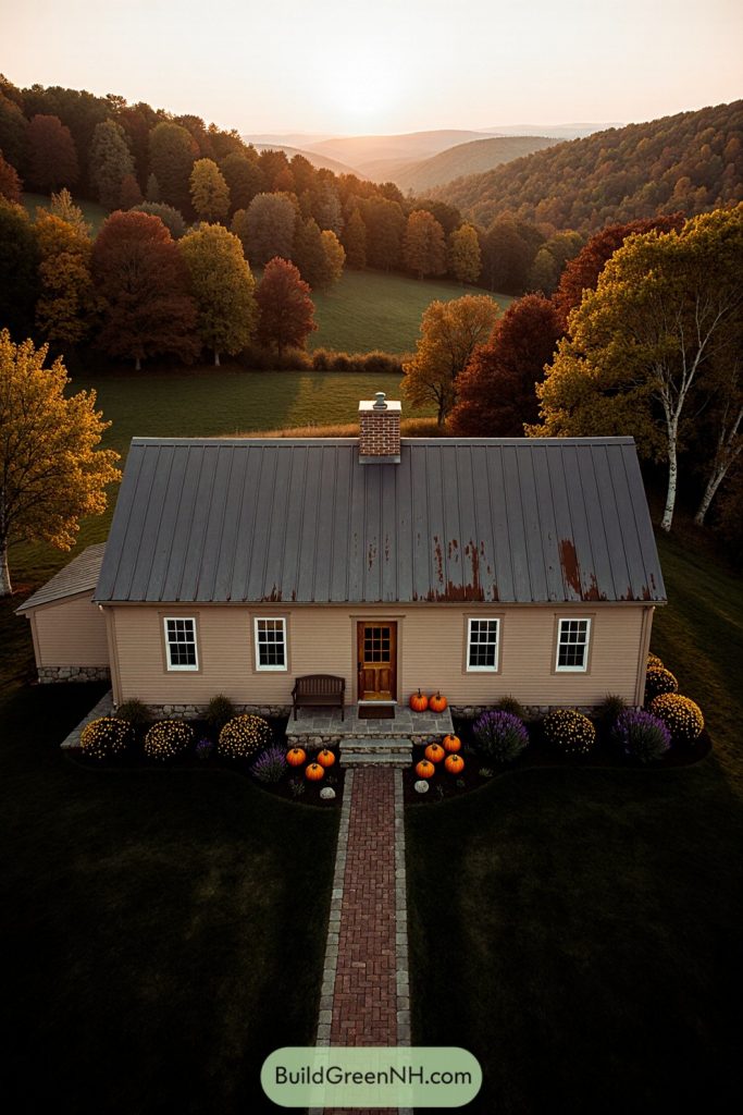 25 Stunning Farmhouses in New England Fall Foliage Colors