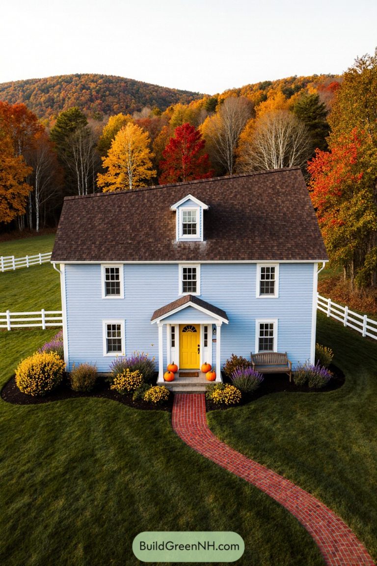25 Stunning Farmhouses in New England Fall Foliage Colors