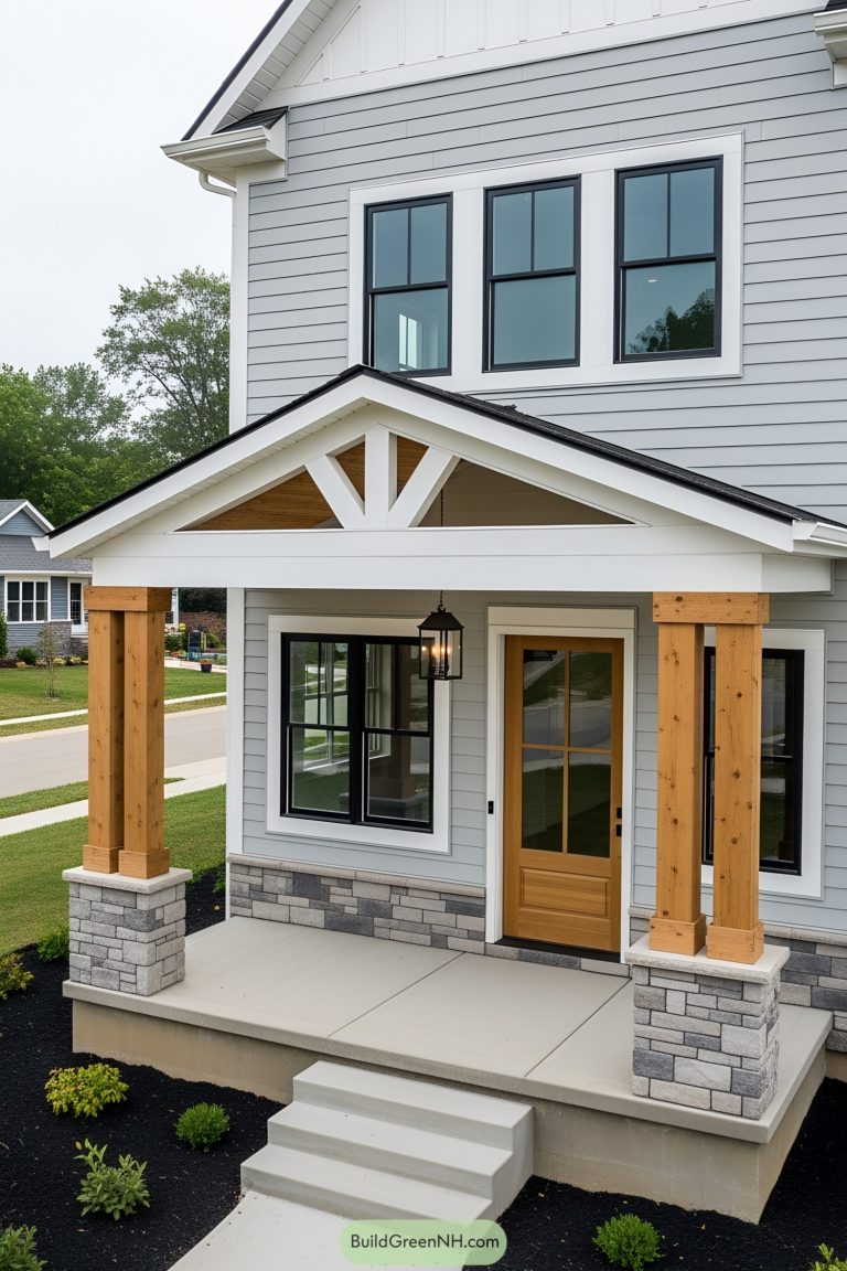 25 Front Porches With Posts That Boast Serious Curb Appeal