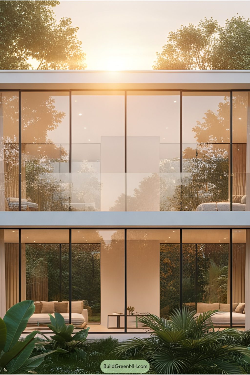 22 Full Glass Modern House Facades Surrounded by Nature's Embrace