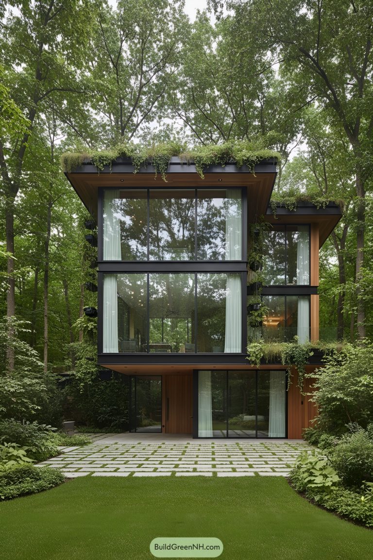 22 Full Glass Modern House Facades Surrounded by Nature's Embrace