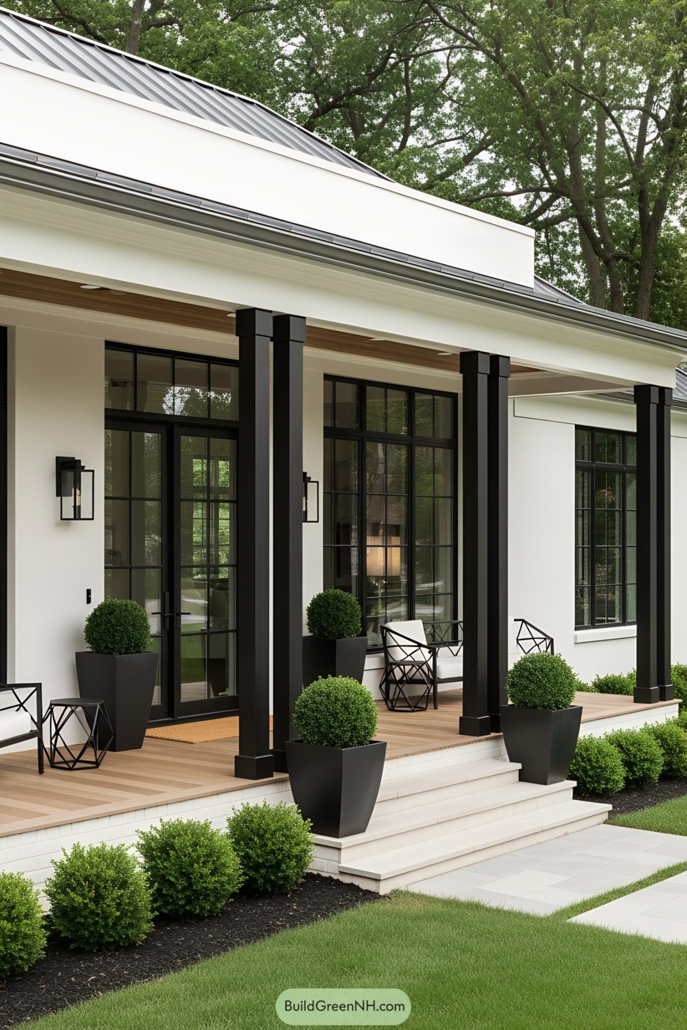 24 Modern Front Porches That Wow Neighbors and Deliver Curb Appeal