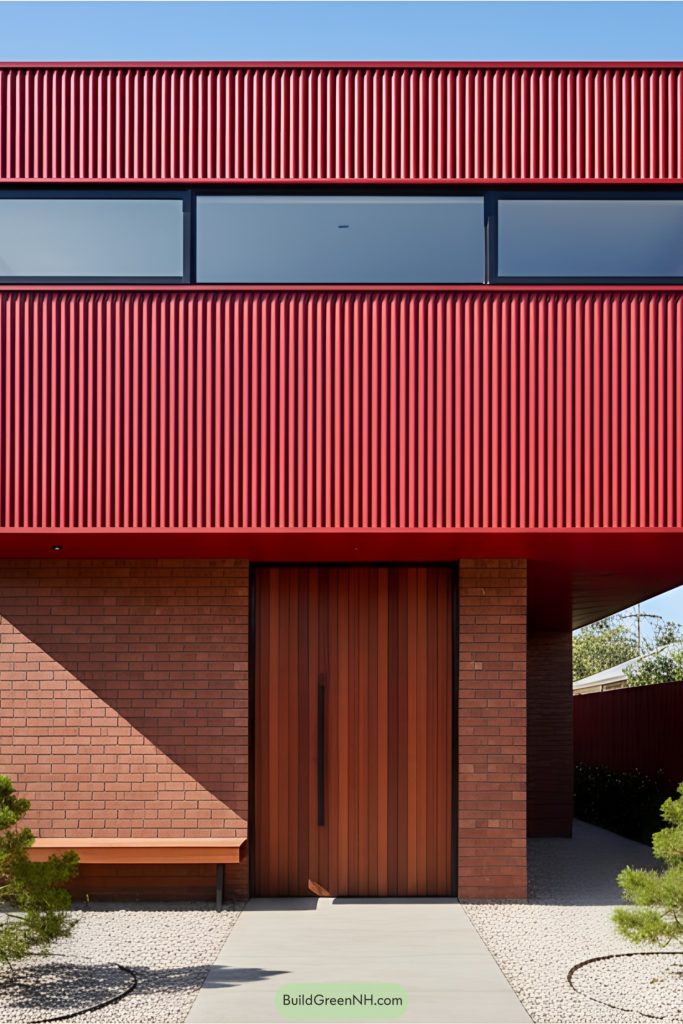 24 Red Modern Houses That Will Paint Your Imagination