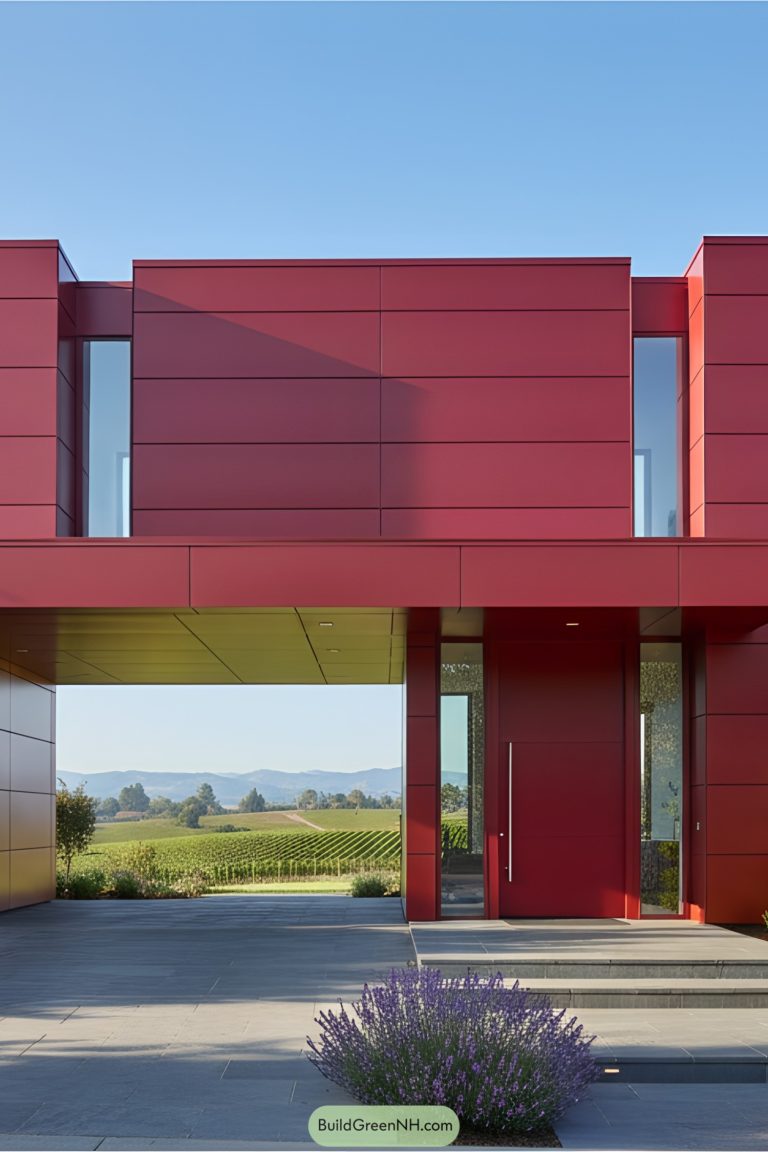 24 Red Modern Houses That Will Paint Your Imagination