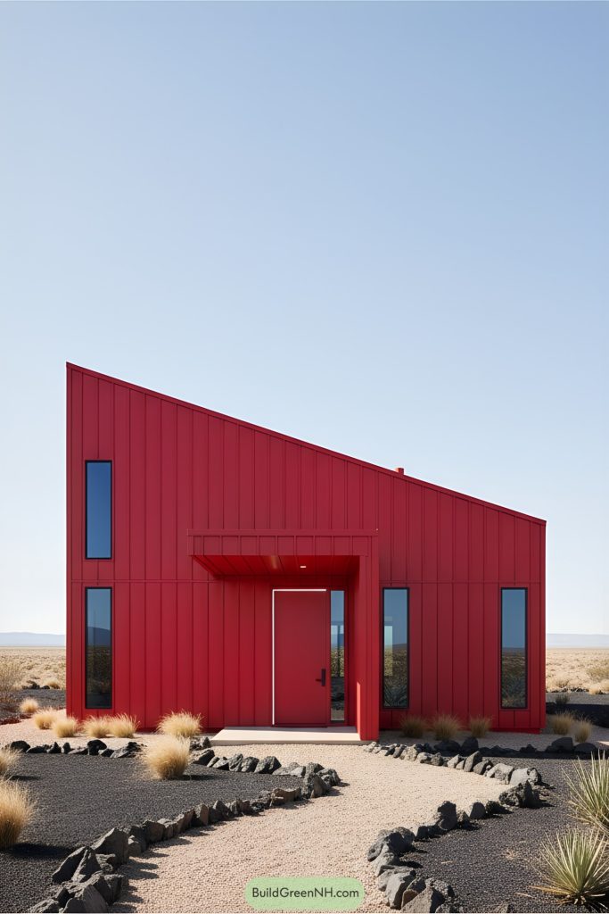 24 Red Modern Houses That Will Paint Your Imagination