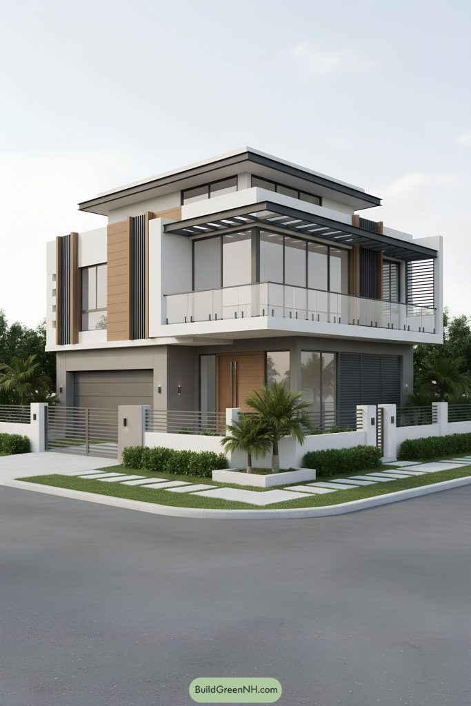 27 Corner House Elevation Designs for Stylish Street Facing Homes
