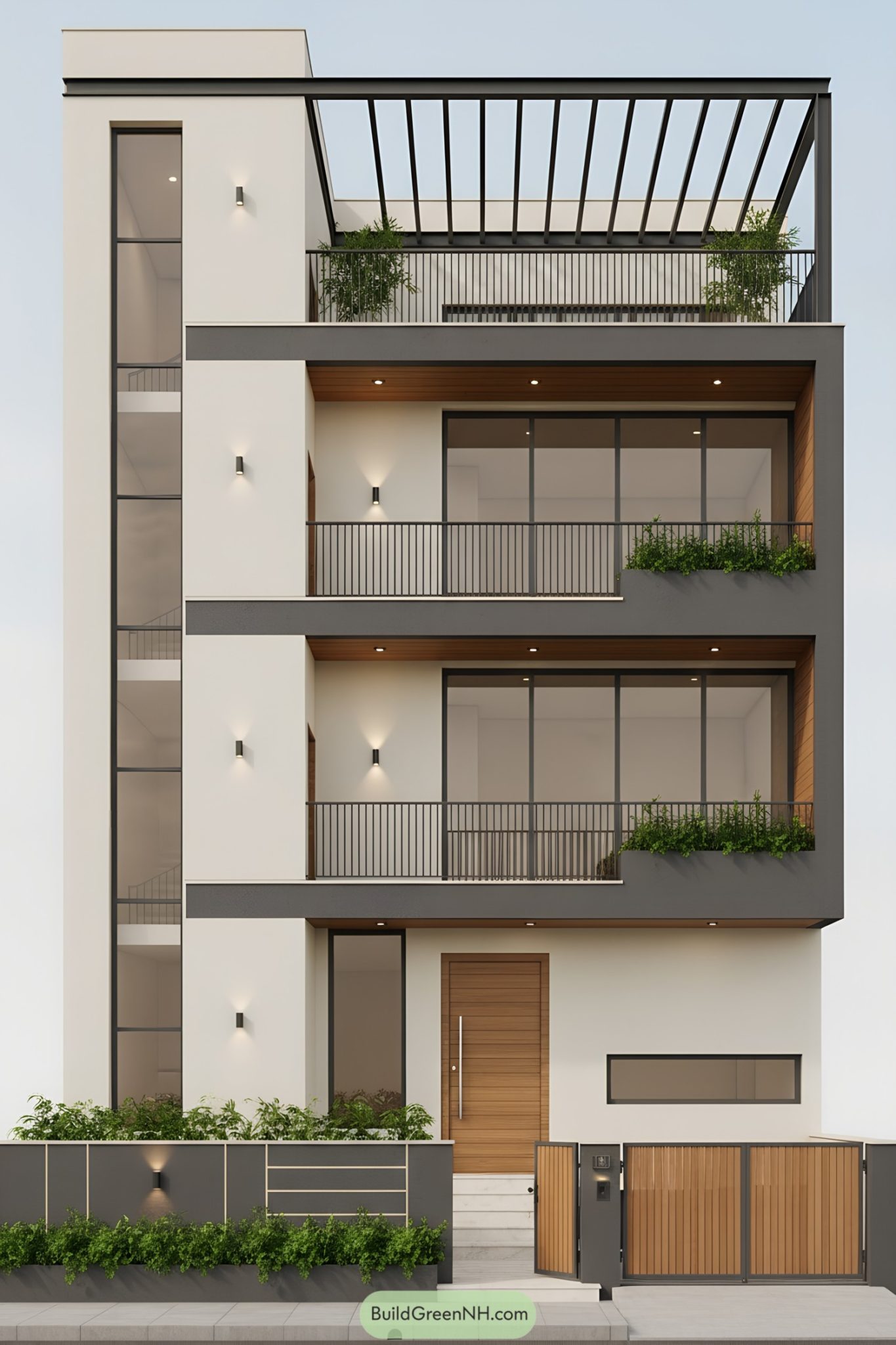27 Modern House Front Elevation Grill Designs with Creative Details