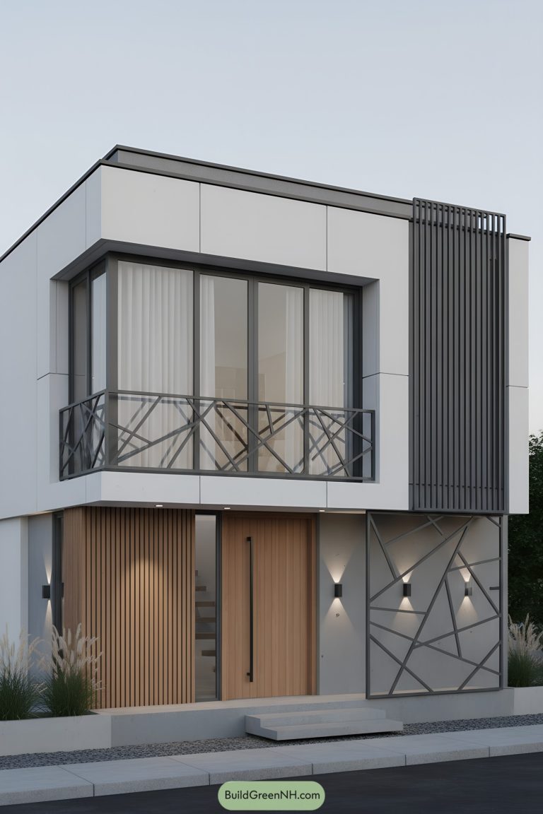 27 Modern House Front Elevation Grill Designs with Creative Details