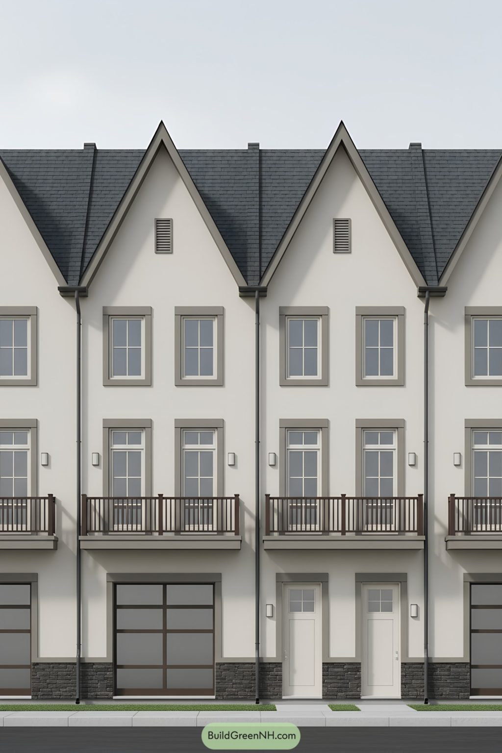 24 Row House Elevation Designs for Balanced Modern Look